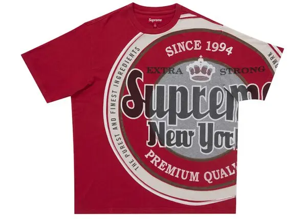 Supreme Lager Short Sleeve Top - Red