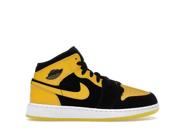 JORDAN 1 Mid Se New Love - Black/white/varsity Maize