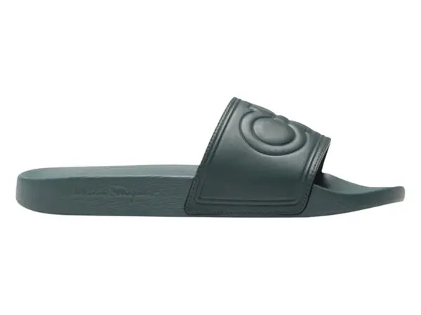 FERRAGAMO Groove Slide - Green