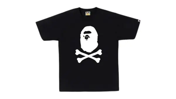 A BATHING APE Ape Crossbone Tee Shirt - Black