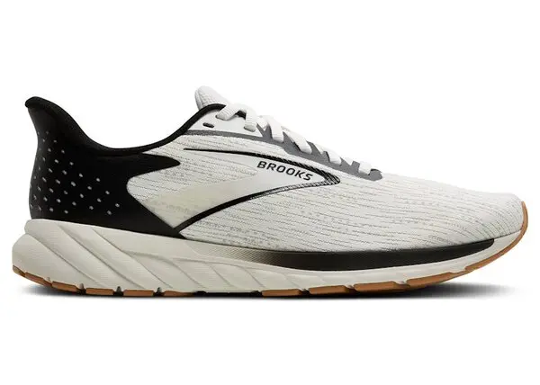 Brooks Athletic Lace Up Sneakers - White/black/tan