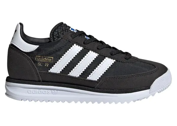 Adidas Sl 72 Rs Sneakers With Elastic Laces - Core Black/cloud White/blue