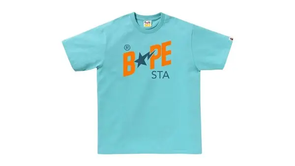 A BATHING APE Colors Sta Tee Shirt Tee Shirt - Blue