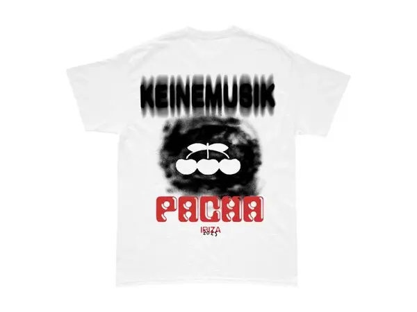 KEINEMUSIK X Pacha Blurry Cloud Cherry 2025 Tee Shirt - White