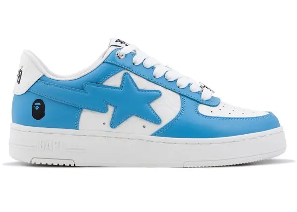 A BATHING APE Sta Low #3 Cloud Camo - White/blue