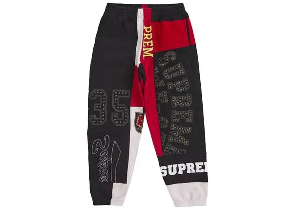Supreme Patchwork Sweatpant - Black