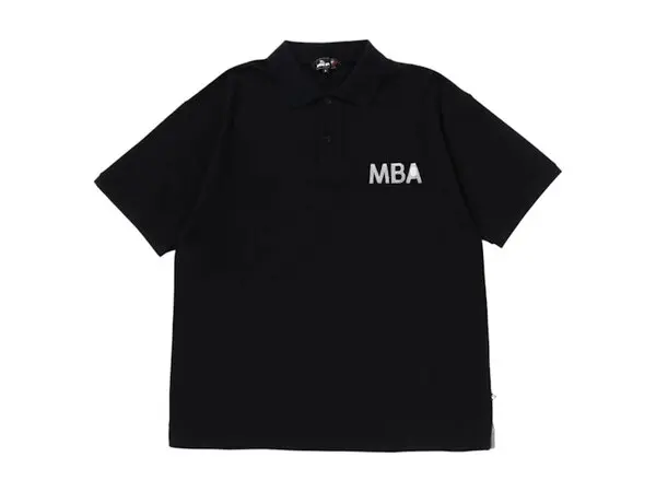 A BATHING APE Basic Polo Shirt - Black