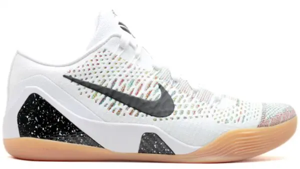 Nike Kobe 9 Elite Premium Low Htm Milanin Sneakers - White/black