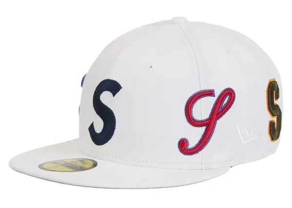 Supreme S Logo New Era 59fifty Fitted Cap - White