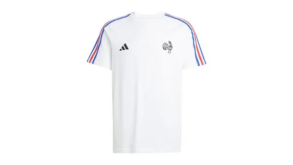 Adidas France Essentials 3stripes T-shirt - White
