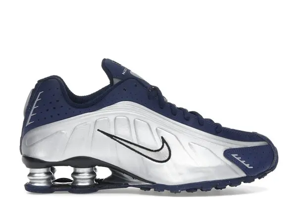 Nike Shox R4 Sneakers - Blue Void/metallic Silver/black