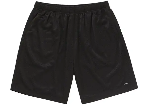 Supreme Small Box Baggy Mesh Short - Black