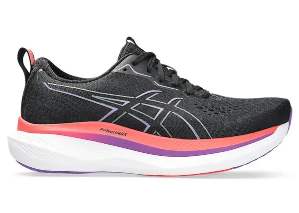 Asics Glideride Maxin Sneakers - Black/flash Red