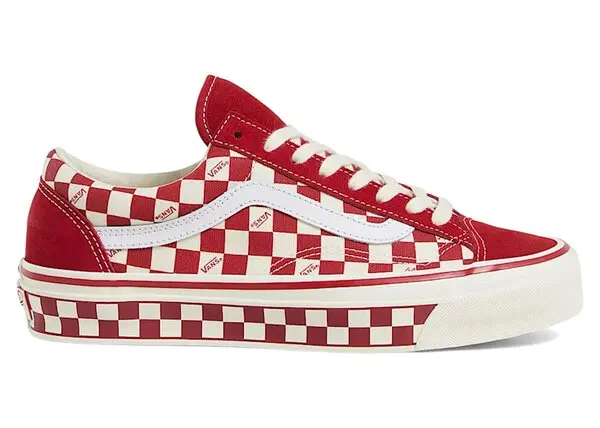 VANS Old Skool 36 Premium Sneakers - Chili Pepper Red/white