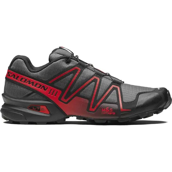 SALOMON Speedcross 3 Sneakers - Asphalt/flame Scarelet Red/black