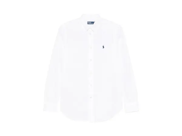 Polo Ralph Lauren 60/1 Stretch Poplin Ls Brkn Shirt - White