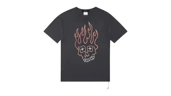 Ksubi Skull Biggie Short Sleeve Tee Shirt - Black