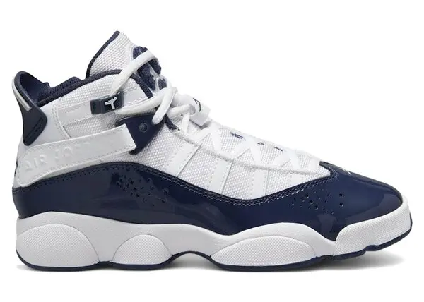 JORDAN 6 Rings Sneakers - White/neutral Grey/midnight Navy Blue