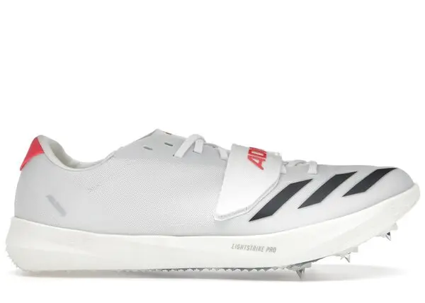 Adidas Adizero Tj/pv Track And Field - Cloud White/core Black/lucid Red