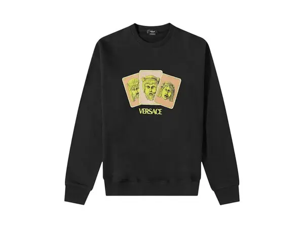 Versace Greek Masks Crewneck Sweatshirt