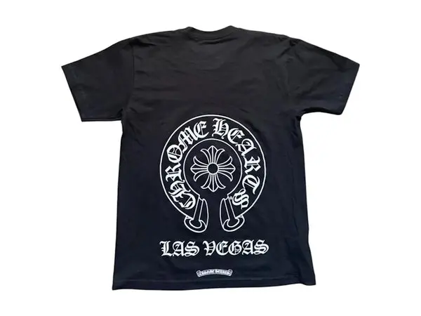 Chrome Hearts Las Vegas Horseshoe Short Sleeve Pocket Tee Shirt