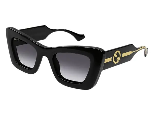 Gucci Cat Eye Sunglasses - Black (gg1552s 001)
