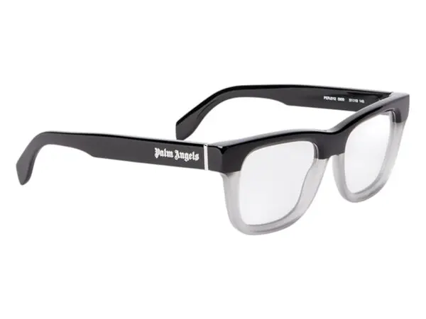 Palm Angels Style 12 Eyeglasses - Black Grey Clear Lens (perj012s25pla0010900)