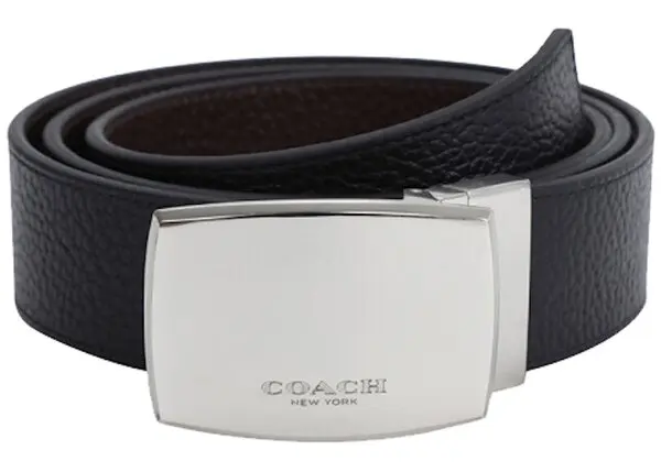 COACH Wide Plaque Reversible Belt