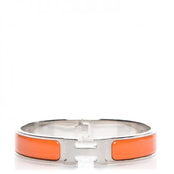 Hermès Clic Clac H Enamel Gm Bracelet - Multicolor