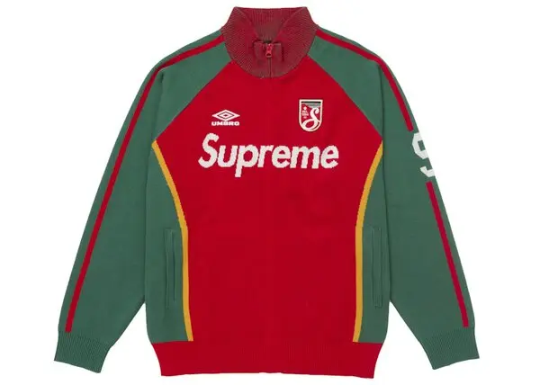 Supreme Umbro Zip-up Sweater - Red