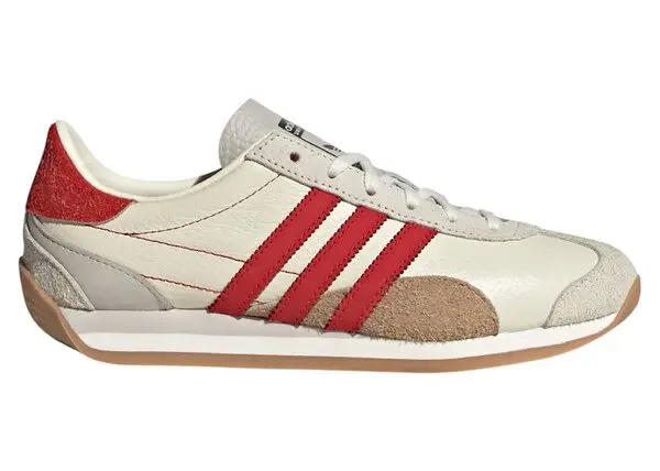 Adidas Country Og Sneakers - Off White/better Scarelet Red/grey One