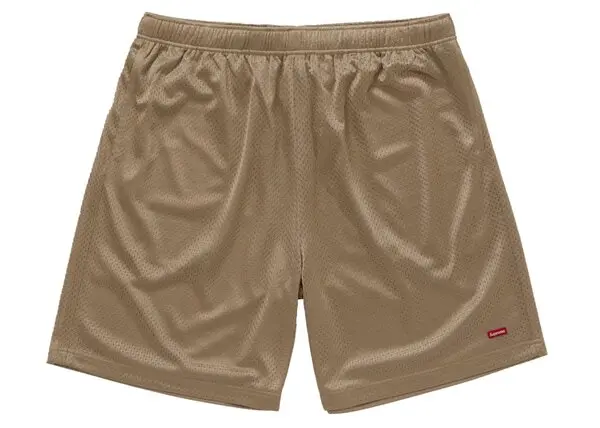 Supreme Small Box Baggy Mesh Short - Brown