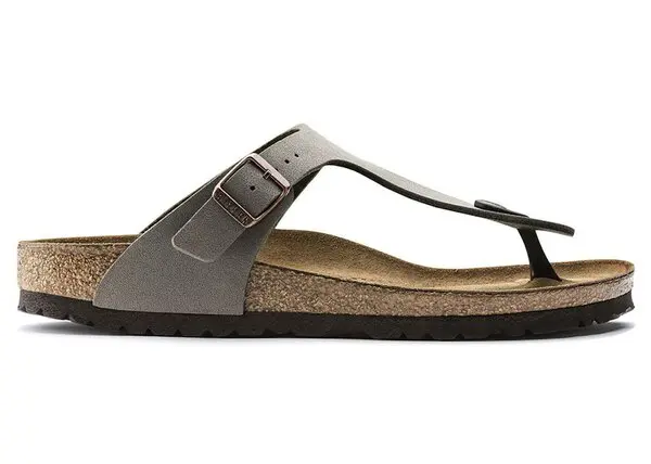 BIRKENSTOCK Gizeh Birkoflor Birkibuc Thong Sandals - Stone