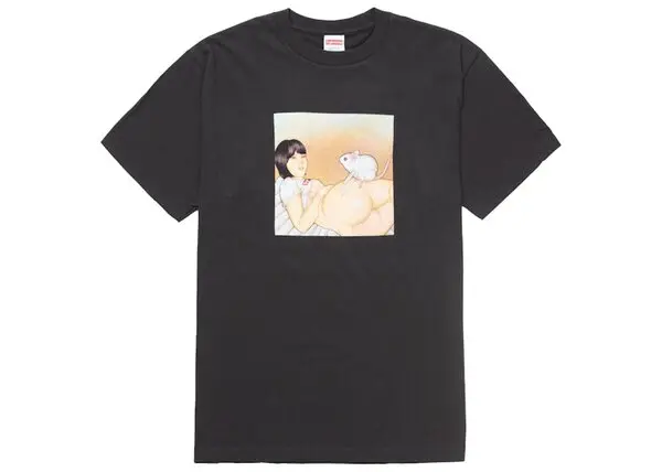 Supreme Mouse Tee Shirt - Black