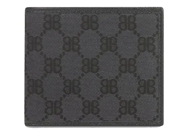Gucci X Balenciaga The Hacker Project Bifold Wallet - Black