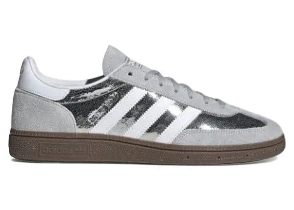 Adidas Handball Spezial Crackedin Sneakers - Silver/white
