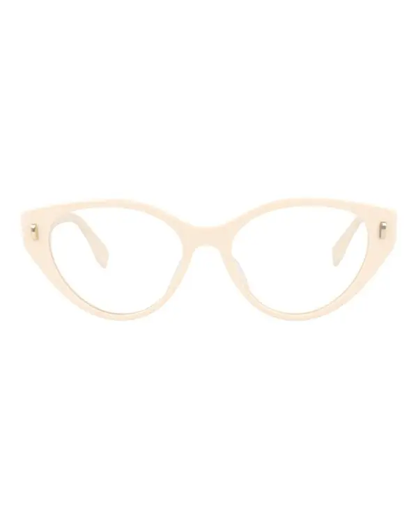 Fendi Acetate Cat Eye Optical Frames - Ivory Ivory Transparent (fe50020i/53/025)