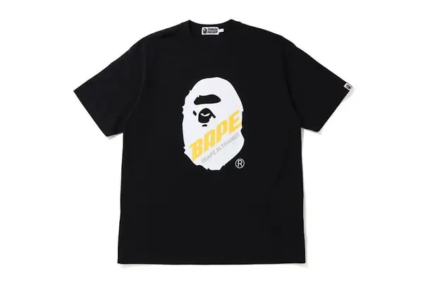 A BATHING APE Ape In Transit Ape Head Oversized Tee Shirt - Black