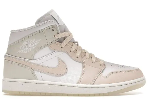 JORDAN 1 Mid Se Sneakers - White/sea Glass/glacier Blue