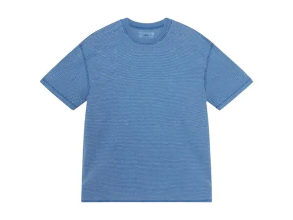 StÜssy Pigment Dyed Short Sleeve Thermal - Blue