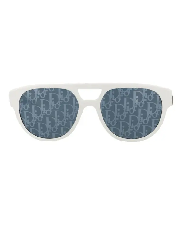 Dior Aviator Frame Acetate Sunglasses - White White Blue (dm40054i/24x)