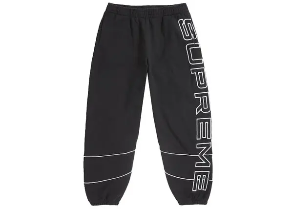 Supreme Paneled Sweatpant - Black