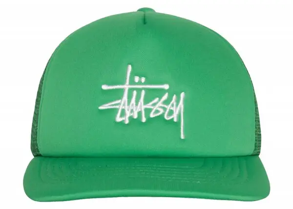 StÜssy Big Basic Trucker Snapback - Shamrock