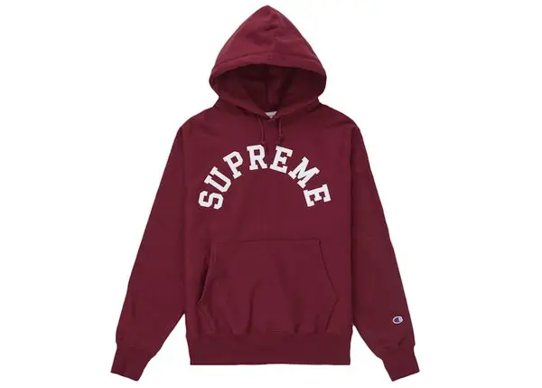 Supreme Champion Hooded Sweatshirt - Red