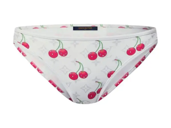 LOUIS VUITTON X Takashi Murakami Cherry Bikini Bottoms - White