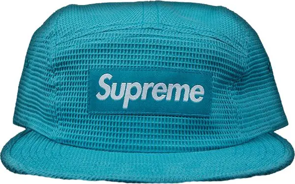 Supreme Waffle Camp Cap - Light Teal