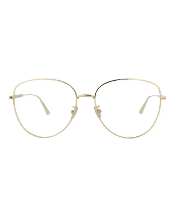 Dior Round-frame Optical Frames - Gold Gold Transparent (cd50031u/58/032)