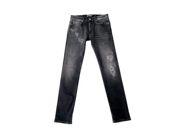 Versace Stretch Embroidered Logo Jeans