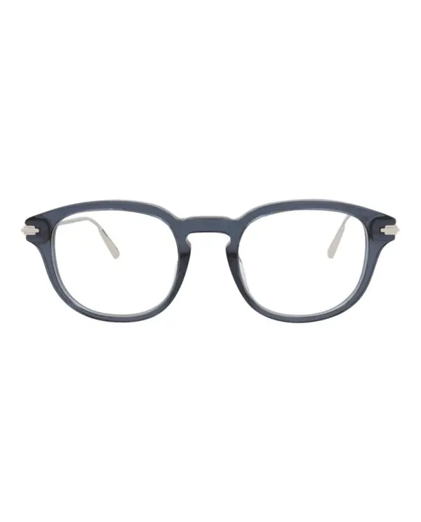 Dior Round-frame Acetate Optical Frames - Blue Silver Transparent (dm50030i/49/084)