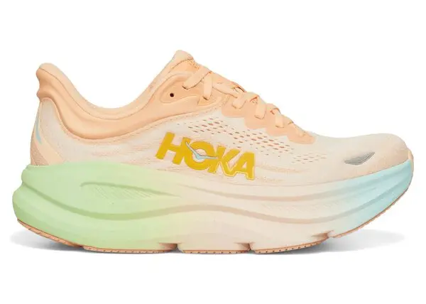 Hoka One One Bondi 9 - Frost/pale Tangerine